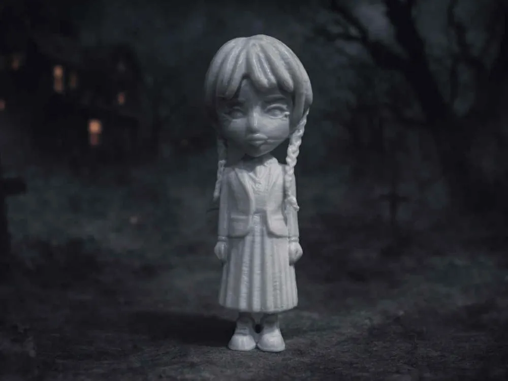 Wednesday from Netflix Series - Free 3D Print Model - MakerWorld