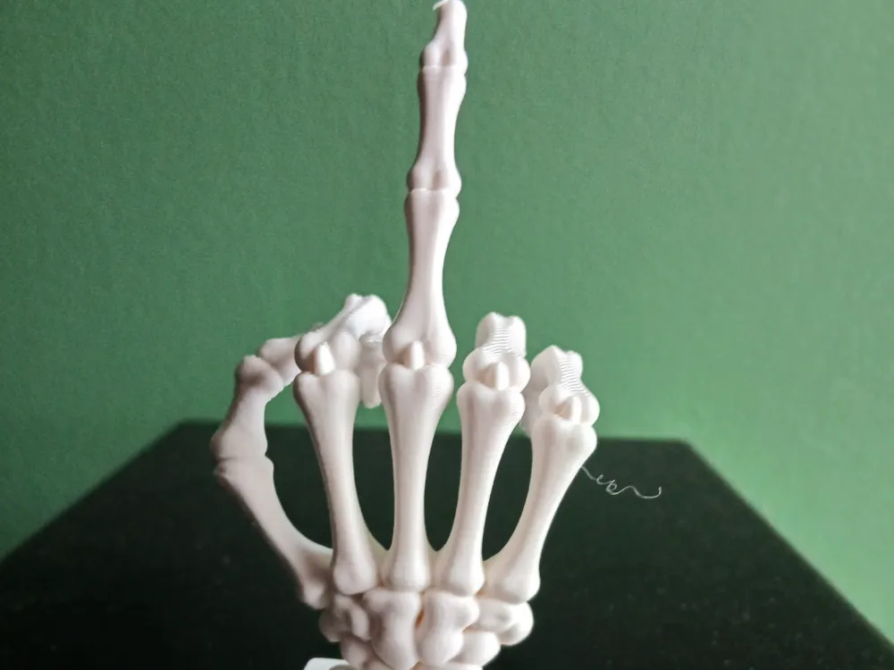 Skeleton Middle FInger - Free 3D Print Model - MakerWorld