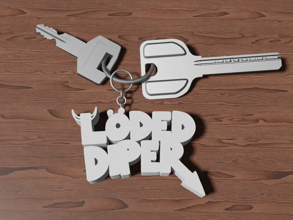 Loded Diper Diary Of A Wimpy Kid Logo by REVAMP3D MakerWorld: Download ...
