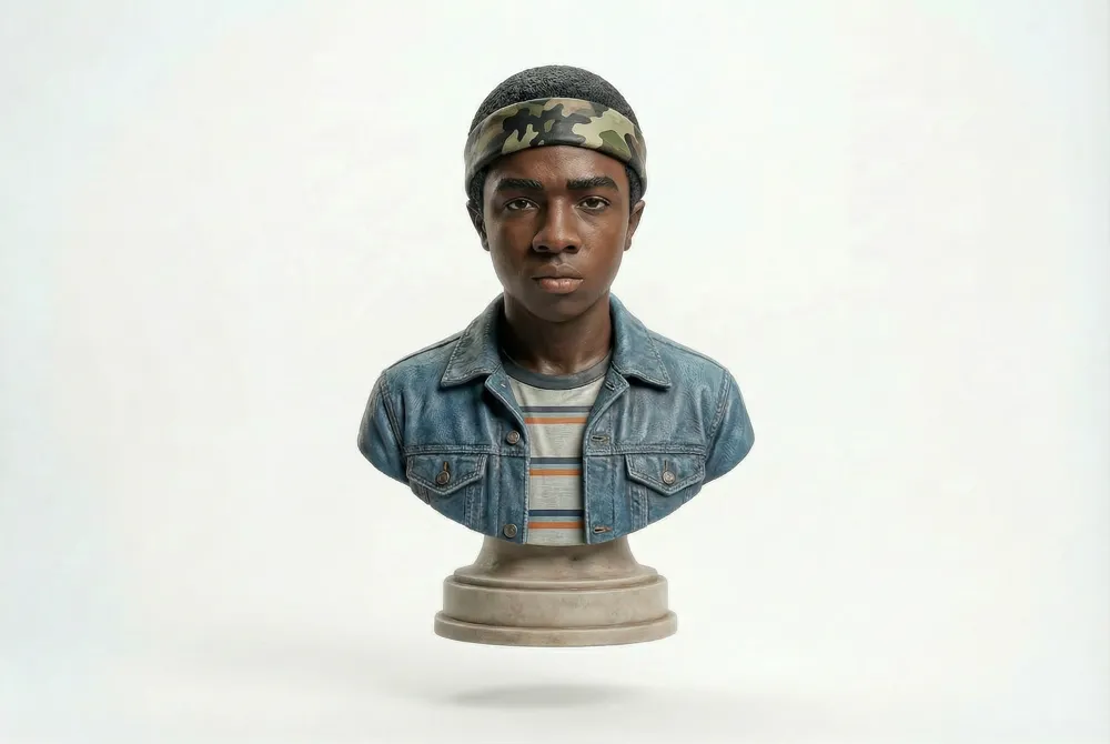 Busto de Lucas – Inspirado en Stranger Things - Modelo de impresión 3D ...