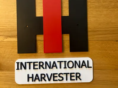 IHC Internatinal Harvester Emblem Sign Logo by Többen Engineering ...