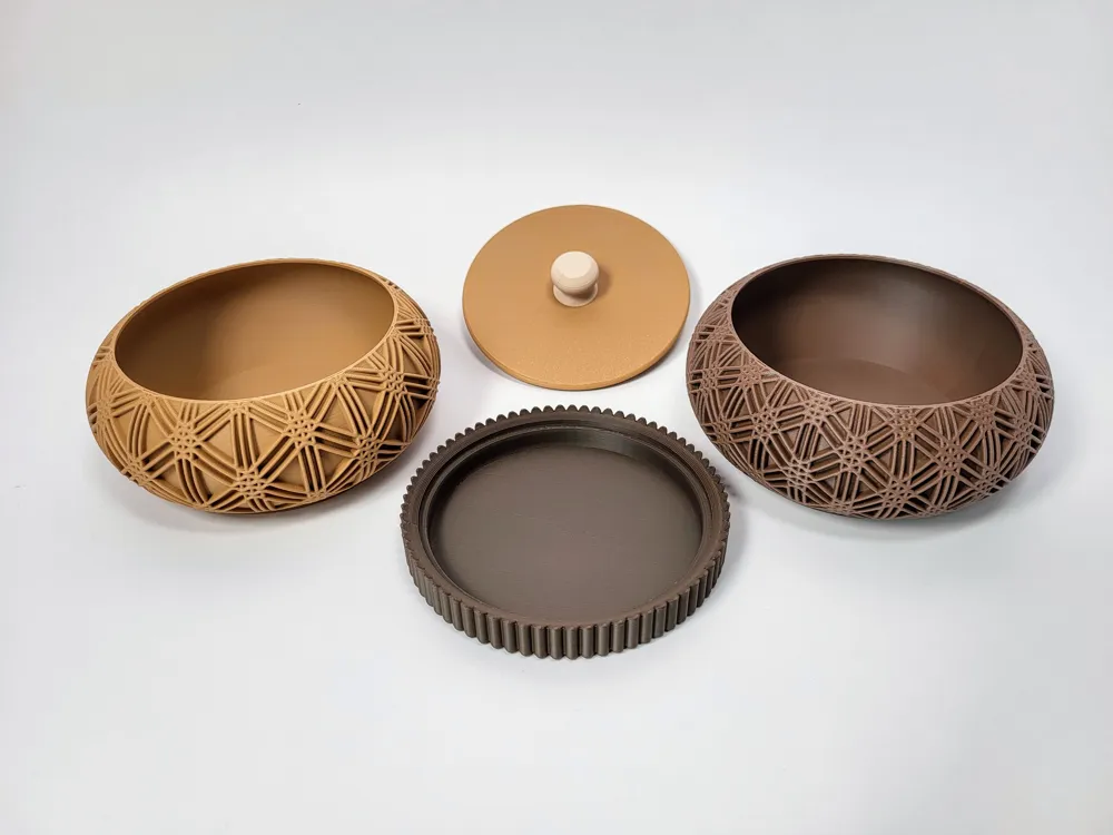 Stackable Jewelry Box - Kumiko Art - Free 3D Print Model - MakerWorld