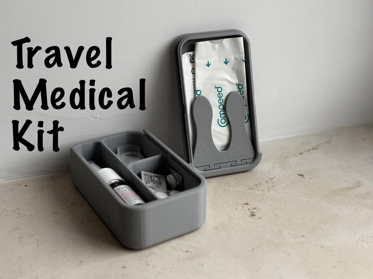 Reise-Medizin-Kit v2 – Kostenloses 3D-Druckmodell – MakerWorld