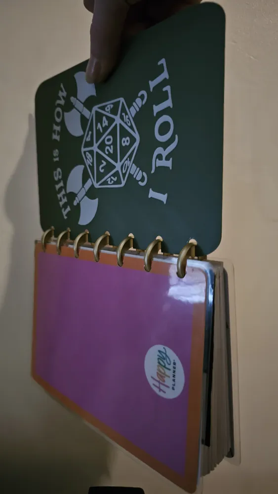 Discbound - DnD Themed Front Cover - Free 3D Print Model - MakerWorld