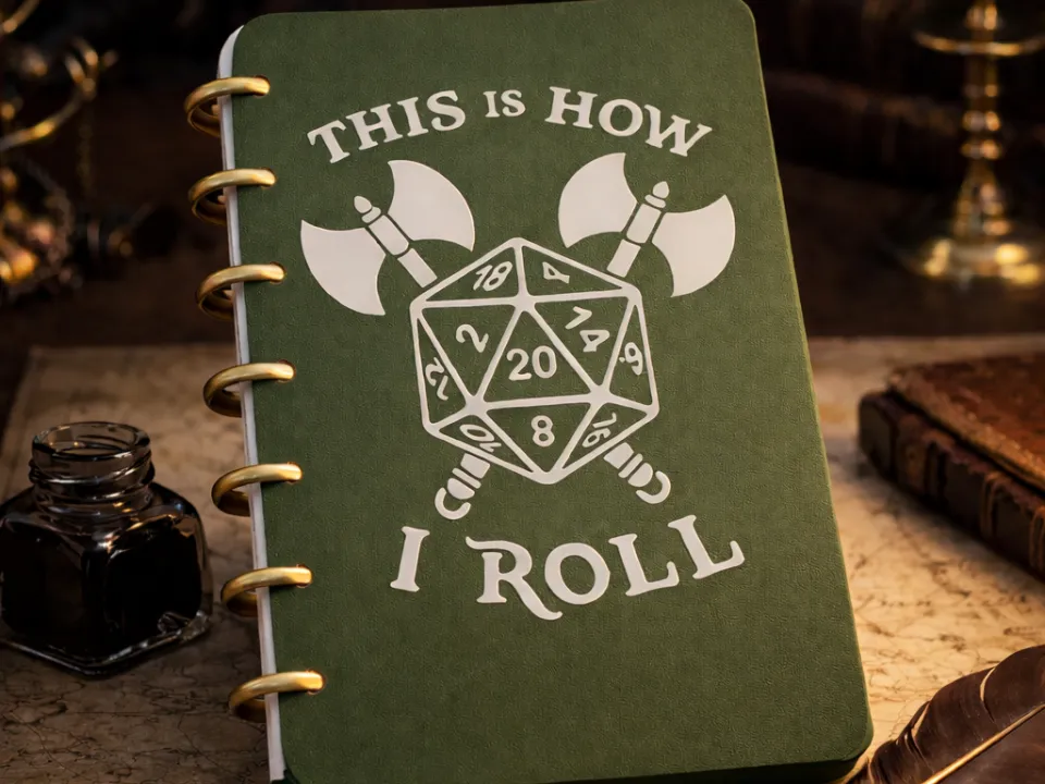 Discbound - DnD Themed Front Cover - Free 3D Print Model - MakerWorld