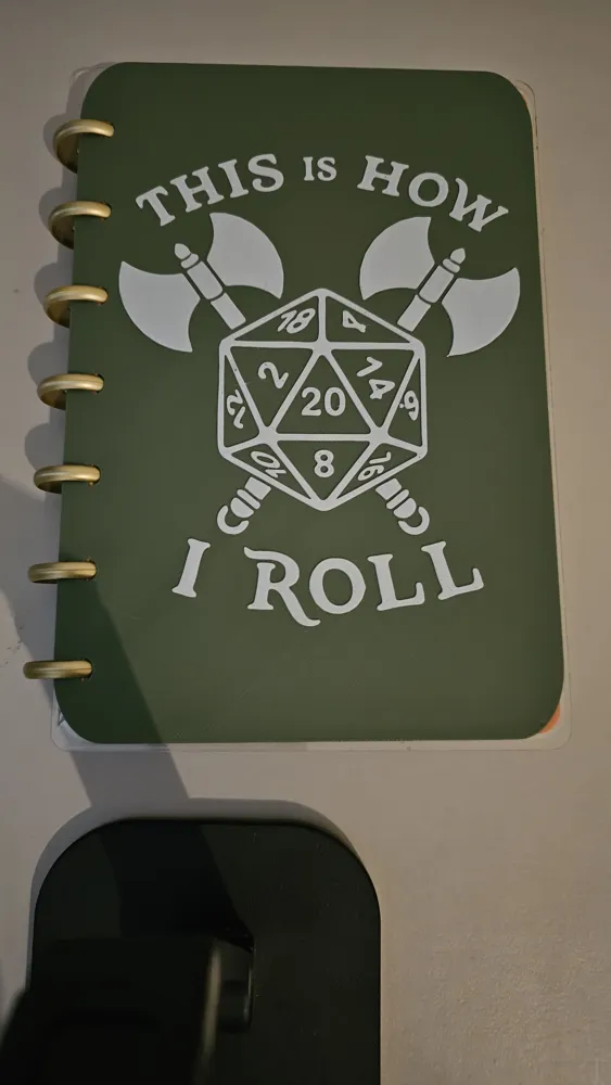 Discbound - DnD Themed Front Cover - Free 3D Print Model - MakerWorld