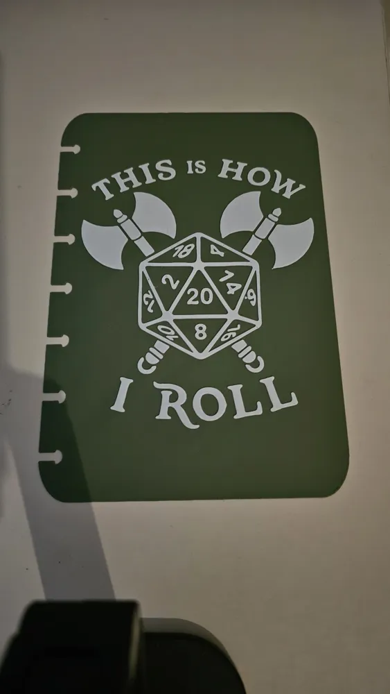 Discbound - DnD Themed Front Cover - Free 3D Print Model - MakerWorld