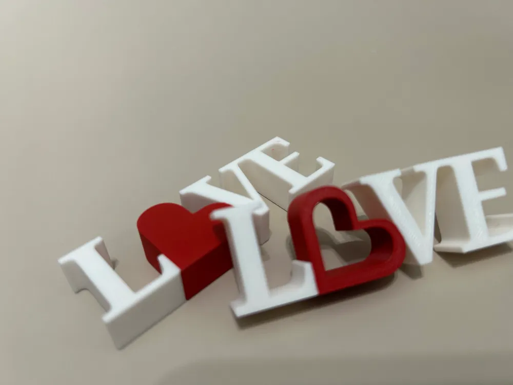 Valentine's Day Love Decoration by PenguinPrints3D - MakerWorld