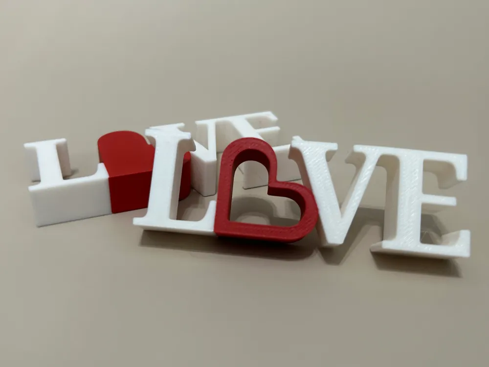 Valentine's Day Love Decoration by PenguinPrints3D - MakerWorld