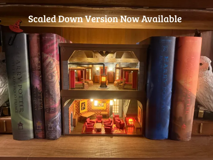 Harry Potter Gryffindor Tower Book Nook - Free 3D Print Model - MakerWorld