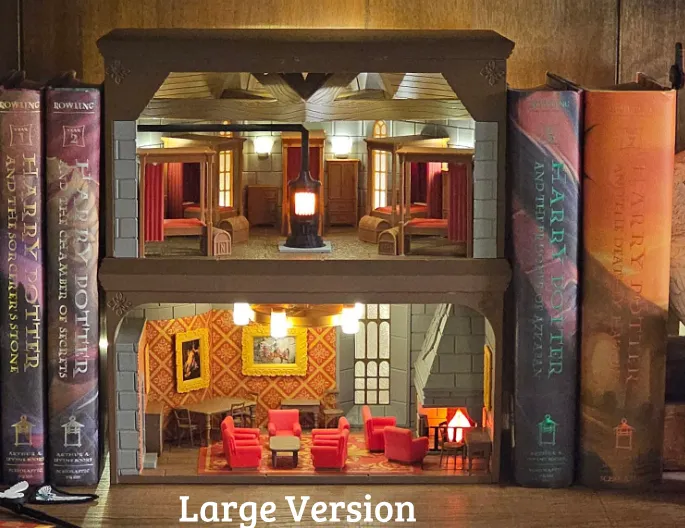 Harry Potter Gryffindor Tower Book Nook - Free 3D Print Model - MakerWorld