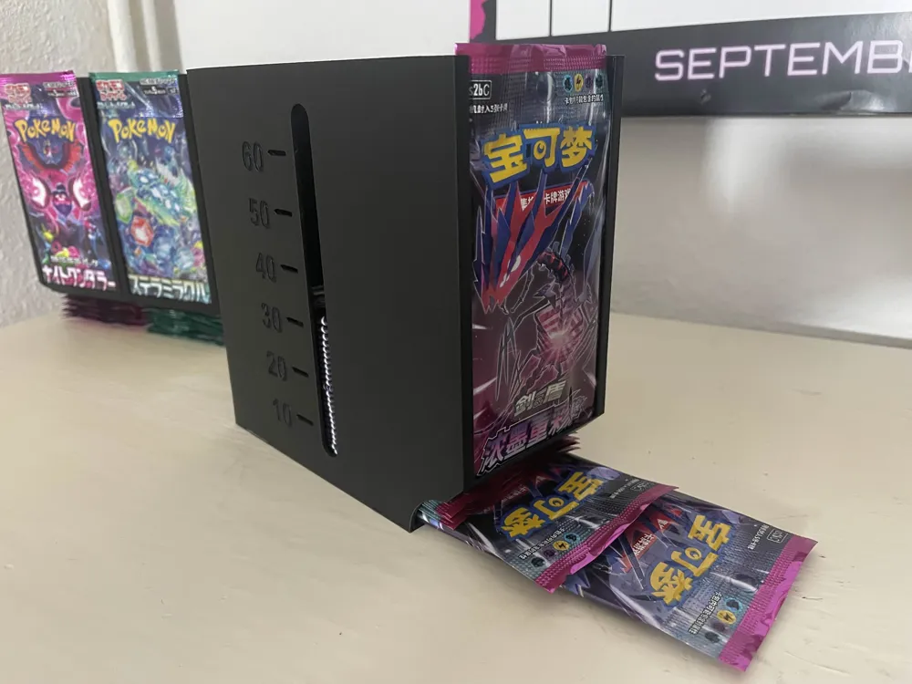 Pokémon Booster Pack Dispenser (ENG-JPN) - Free 3D Print Model - MakerWorld