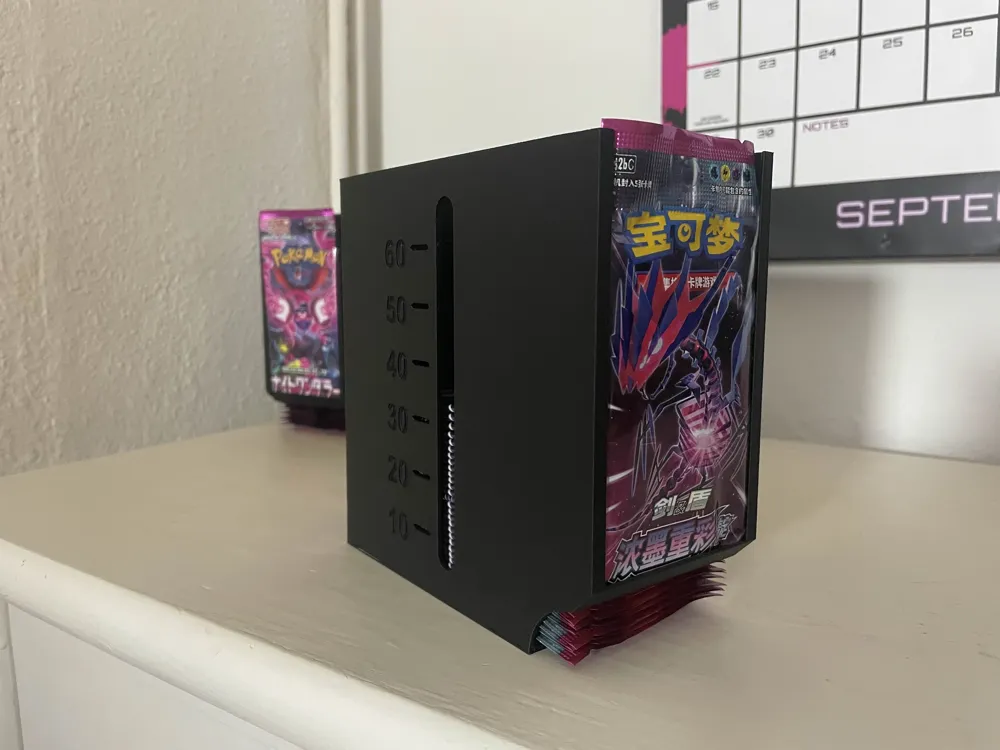 Pokémon Booster Pack Dispenser (ENG-JPN) - Free 3D Print Model - MakerWorld