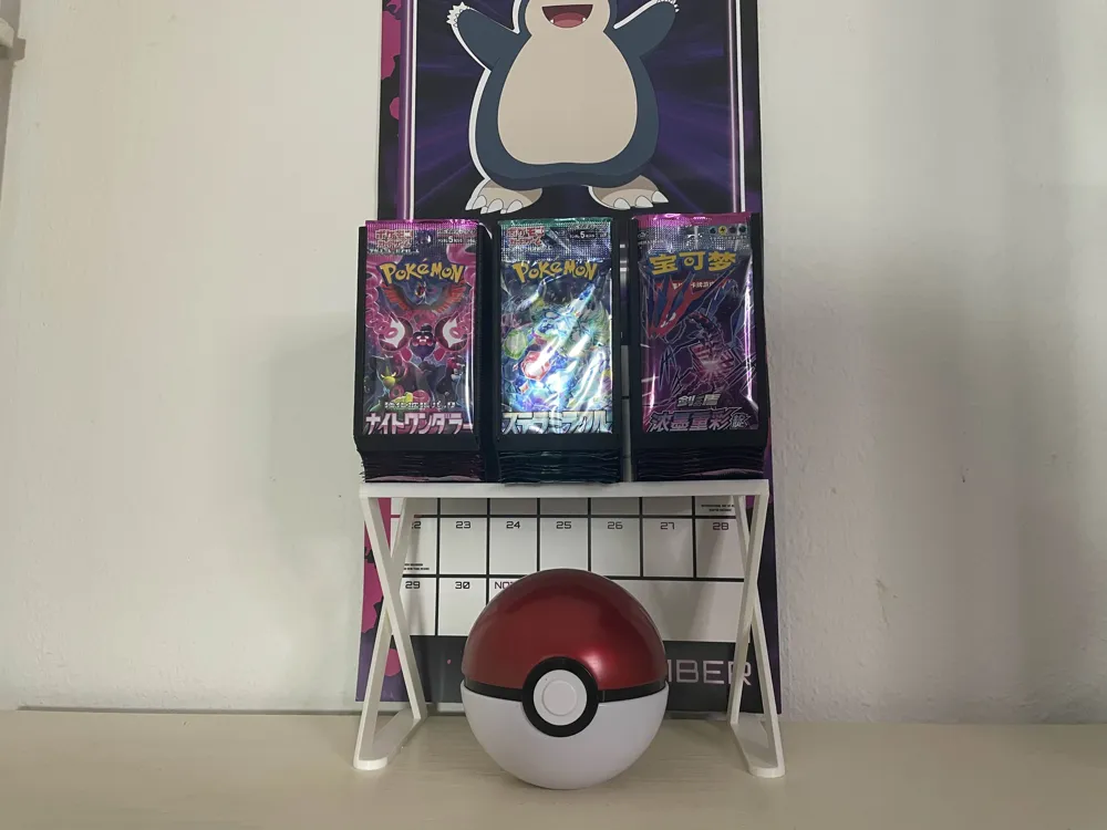 Pokémon Booster Pack Dispenser (ENG-JPN) - Free 3D Print Model - MakerWorld