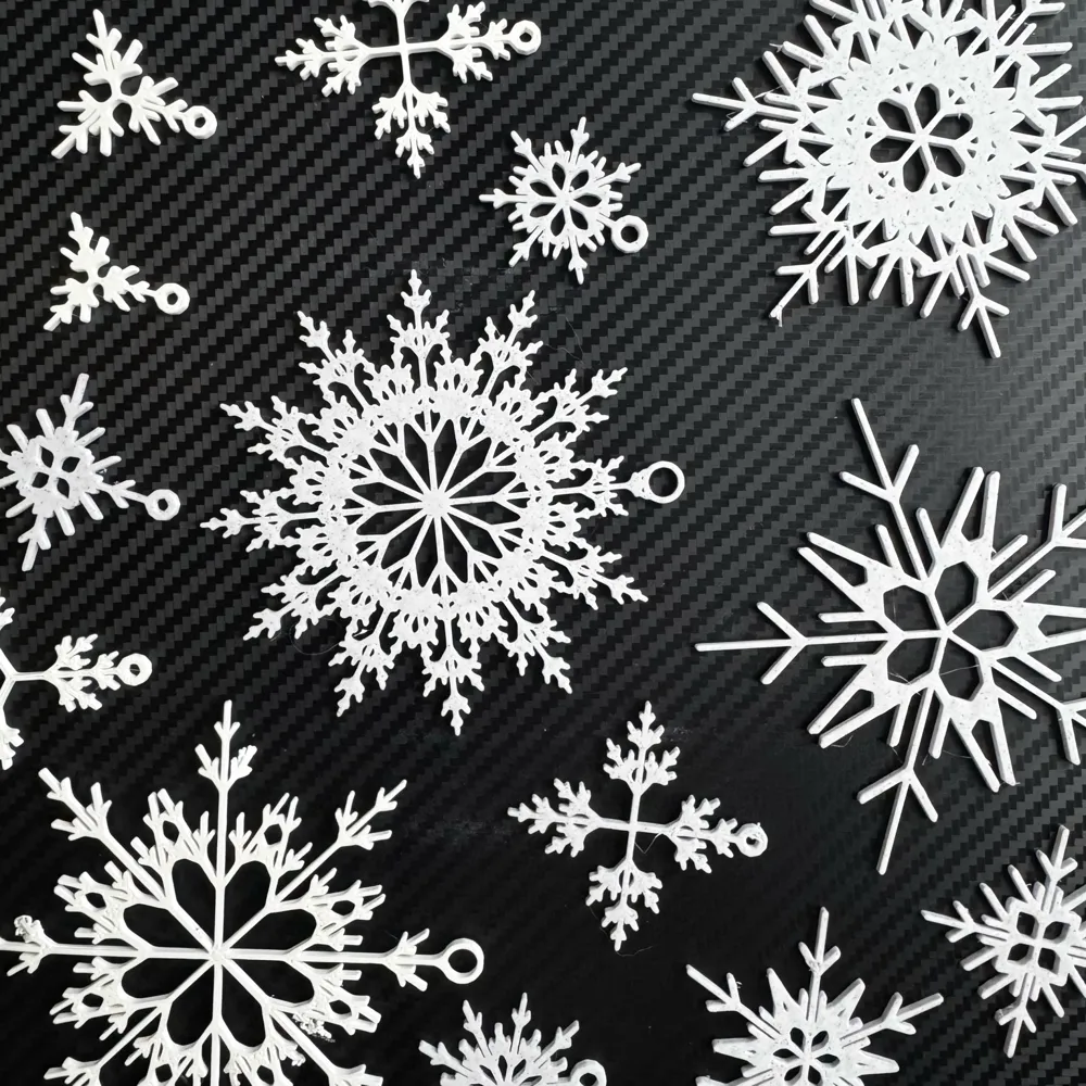 Infinite Unique Snowflake Generator - Free 3D Print Model - MakerWorld