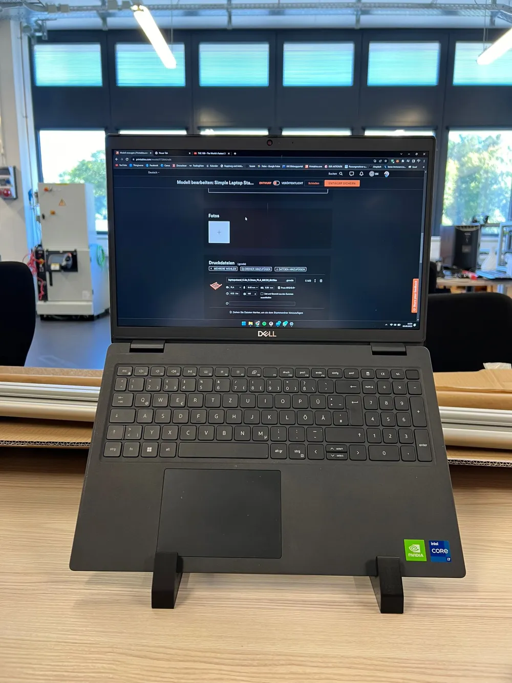 Ultra portable simple Laptop raiser stand Dell by Marcel - MakerWorld