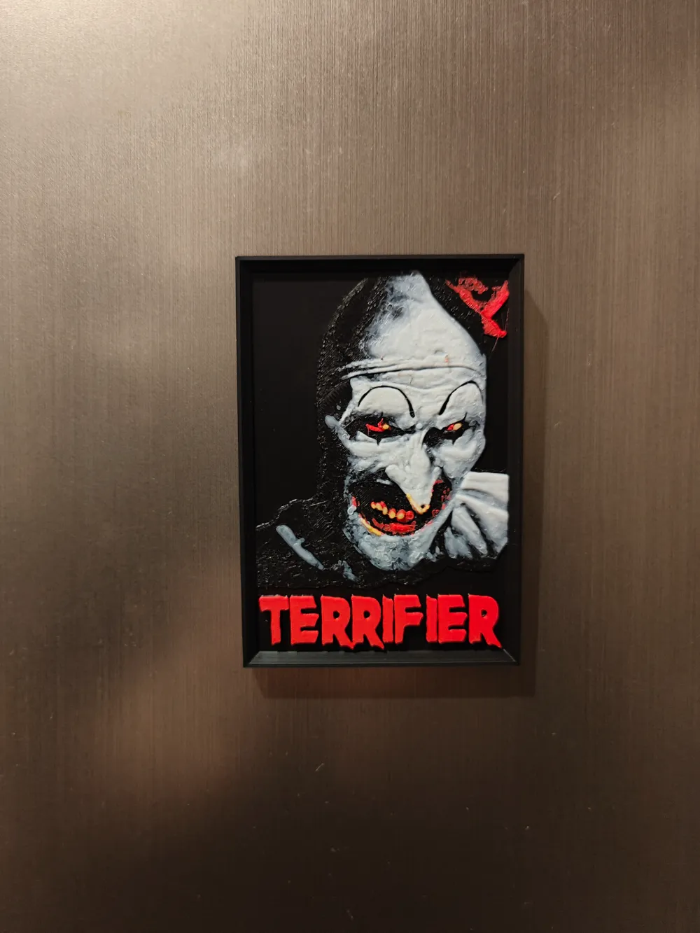 Terrifier movie poster fridge magnet by crabstiks MakerWorld: Download ...