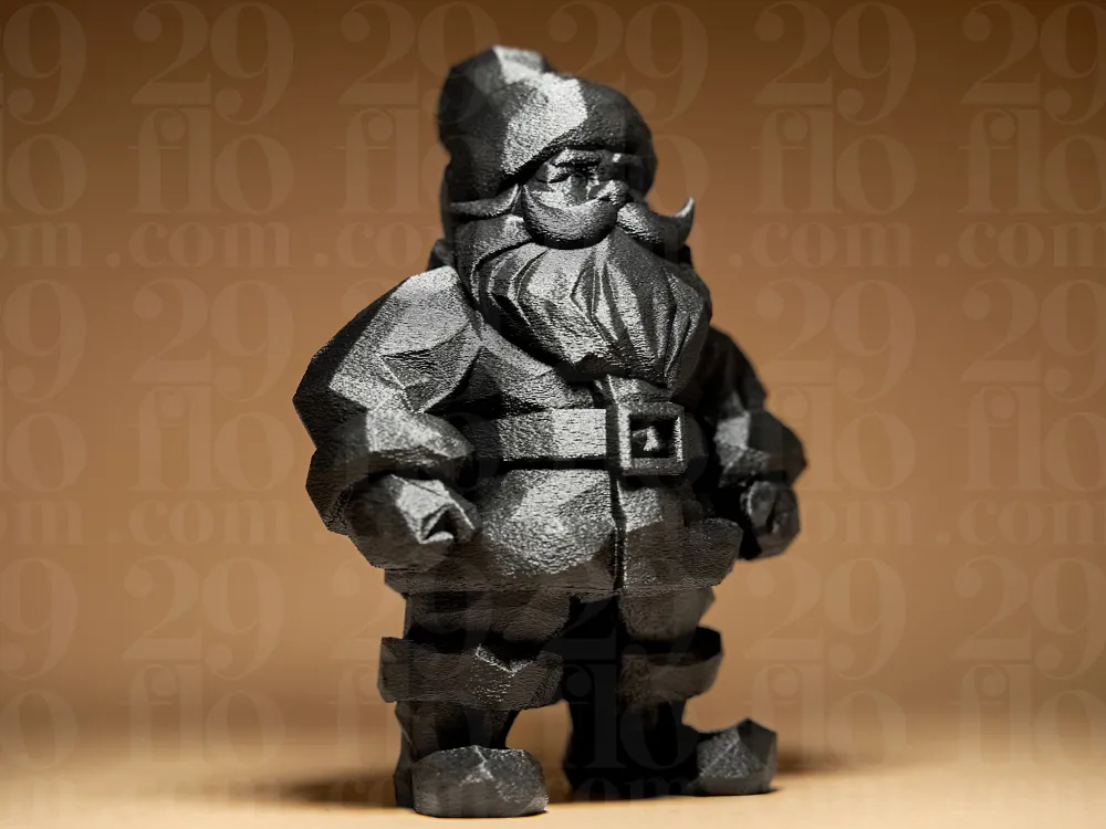 Geometric Santa Claus #1 by 29FLO MakerWorld: Download Free 3D Models