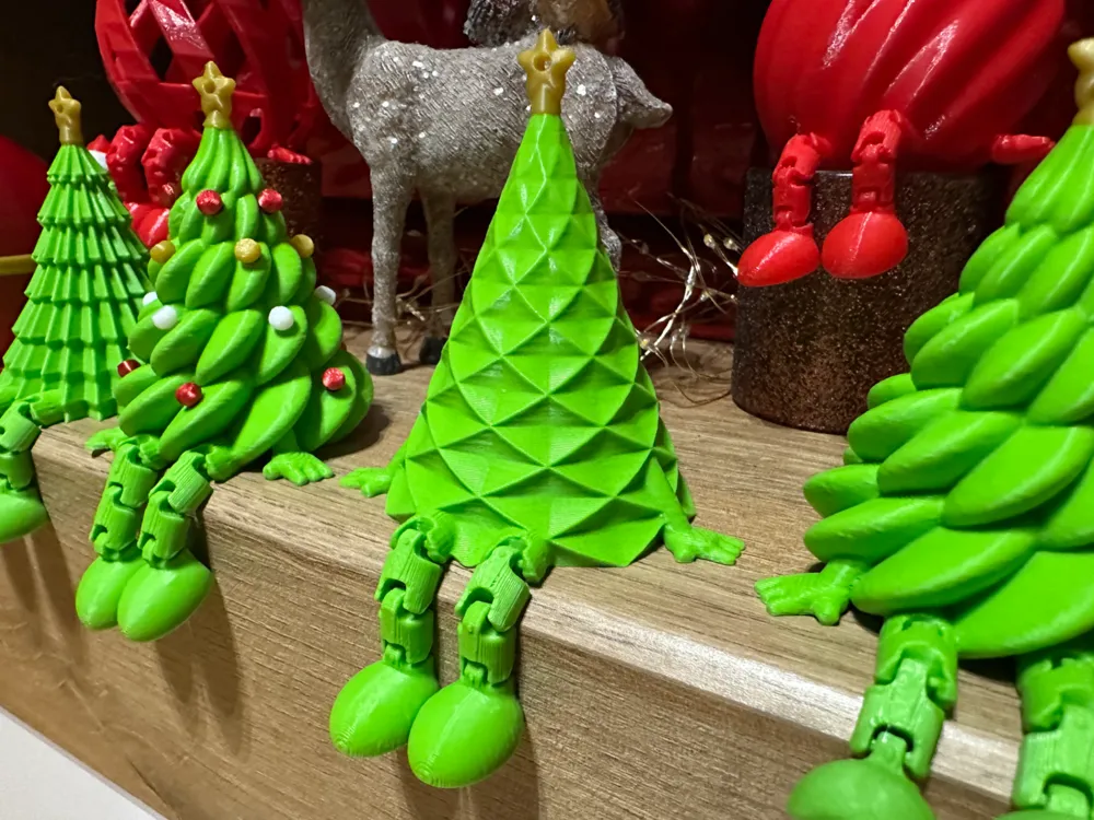 Articulated Christmas Tree v5 - Free 3D Print Model - MakerWorld