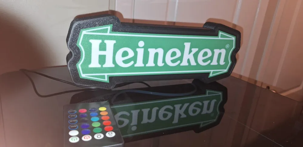 heineken lightbox by bruce wayne - MakerWorld