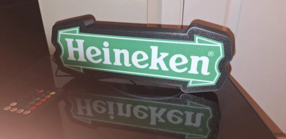 heineken lightbox by bruce wayne - MakerWorld