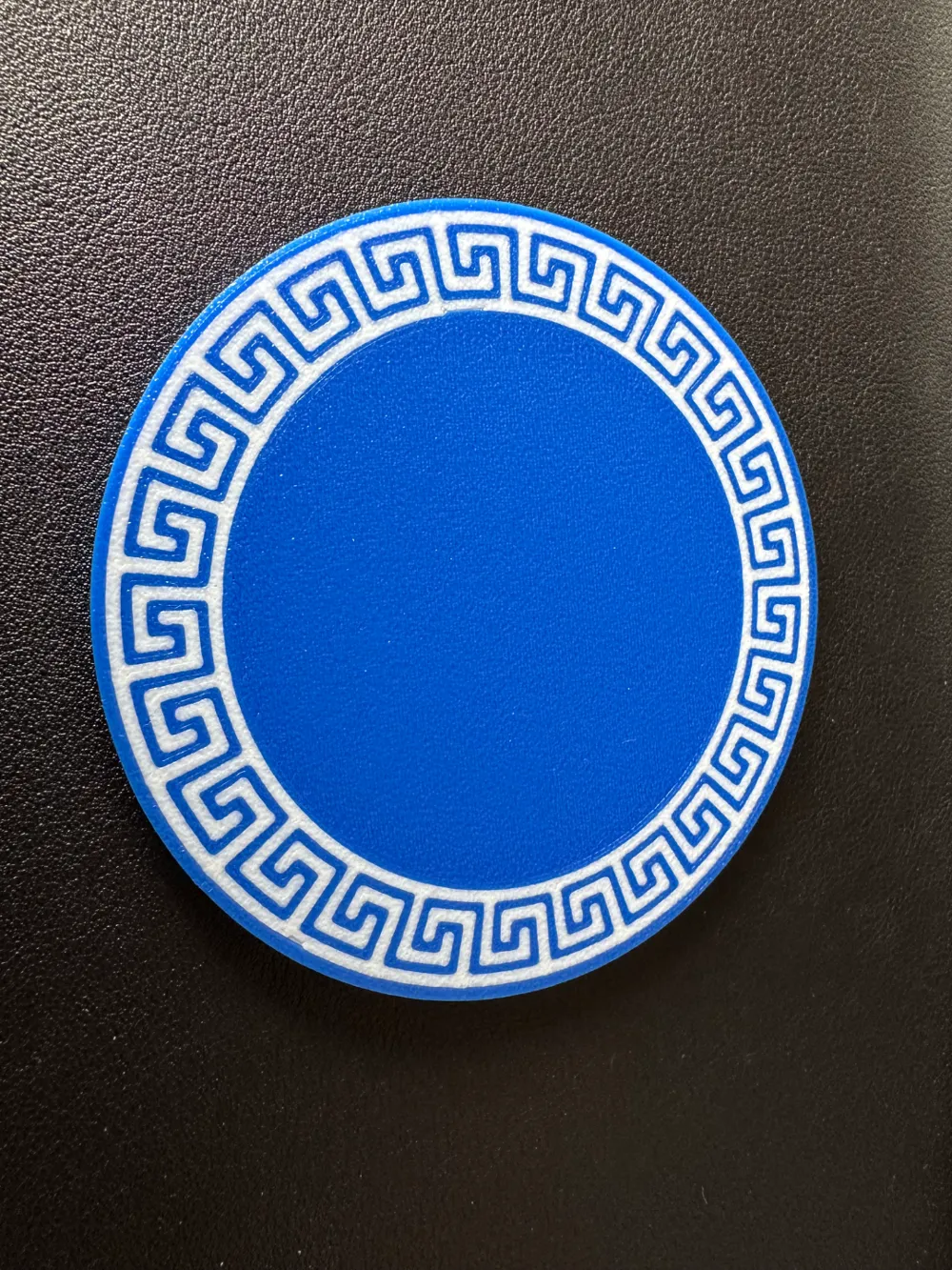 Greek Pattern Coaster by wayne k MakerWorld: Download Free 3D Models