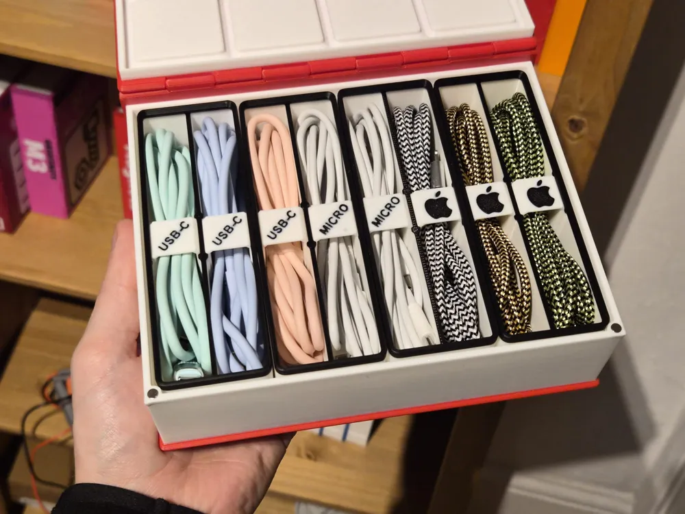 Gridfinity Cable Organizer - Free 3D Print Model - MakerWorld