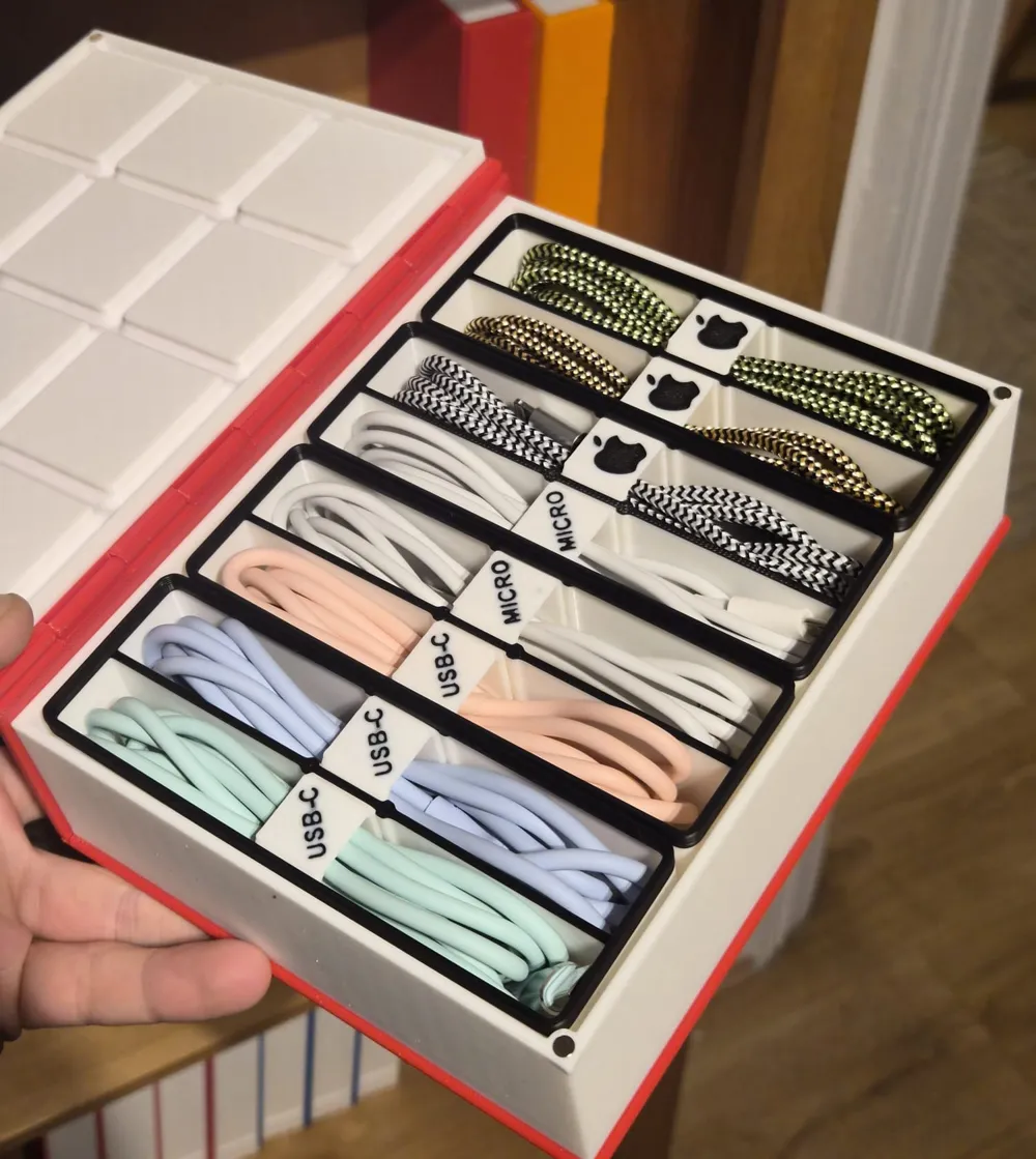 Gridfinity Cable Organizer - Free 3D Print Model - MakerWorld