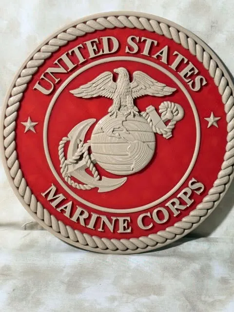United States Marine Corps EGA Seal Wall Plaque by JPPrinting ...