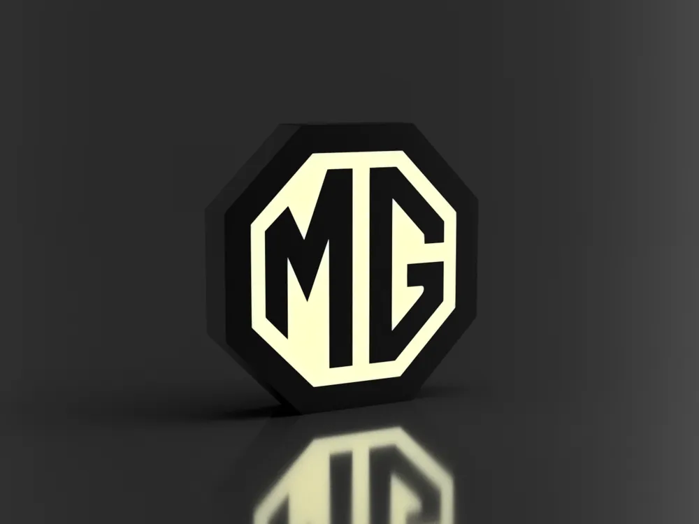 MG Logo 1952-1962 Lightbox by joshua.makes - MakerWorld