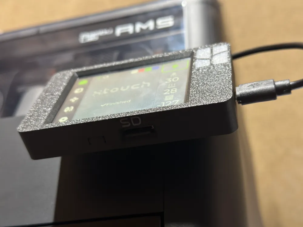 Xtouch - Touchscreen for P1S and P1P with Buttons - Free 3D Print Model ...