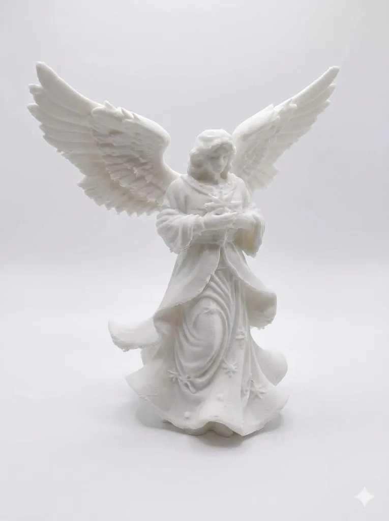 angel of the stars christmas tree topper - Free 3D Print Model - MakerWorld