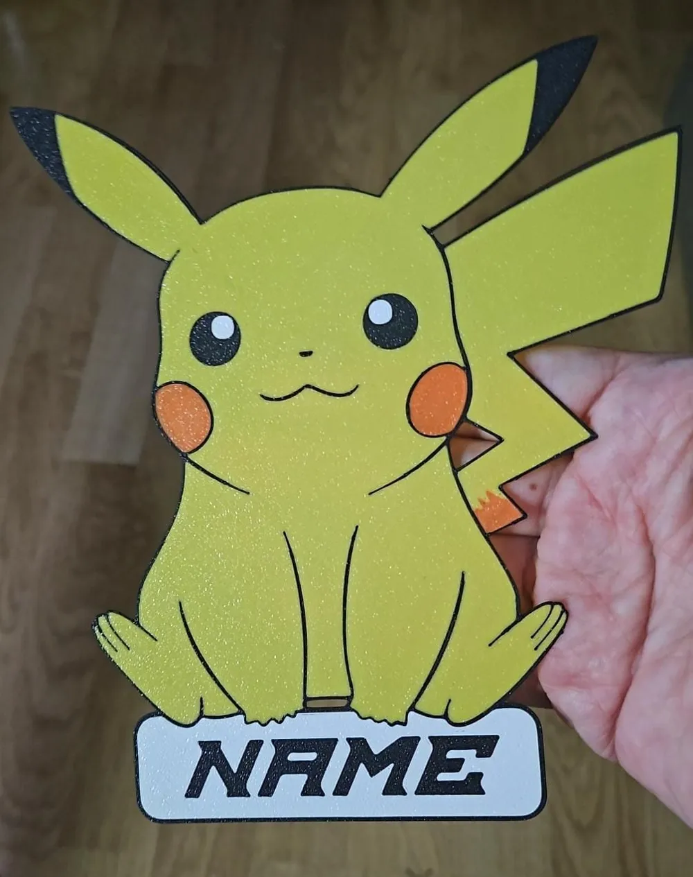 Pikachu 2 - Pokémon - your name by davinchi20 - MakerWorld
