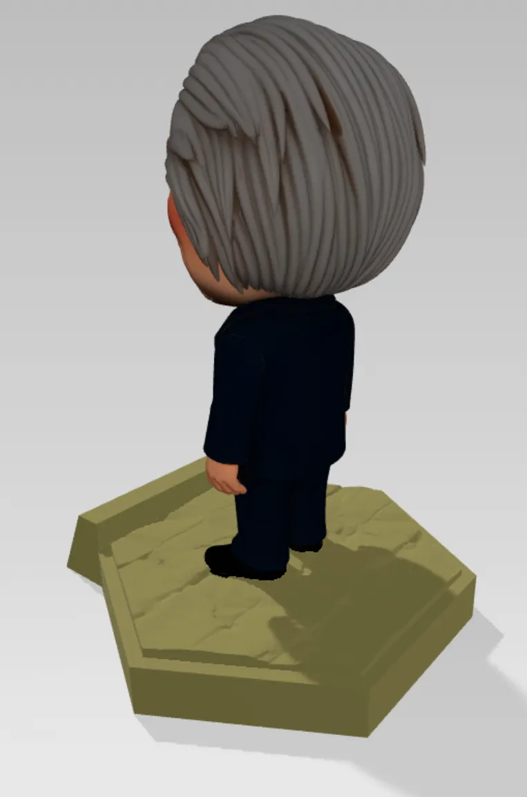 Albert Einstein Bobble-Head Figur – E = mc² - Free 3D Print Model ...