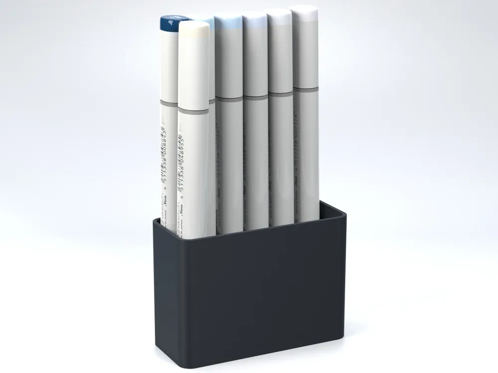 Copic sketch marker holder - Multiple sizes by raafkonijn - MakerWorld
