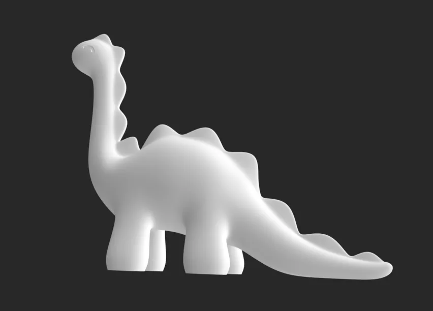 Cute Dinosaur Toy in TPU - Free 3D Print Model - MakerWorld