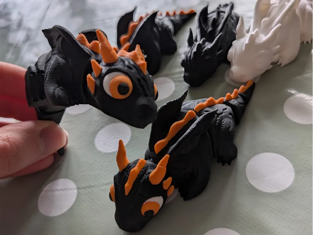 Simple Dragon Flexi - Free 3D Print Model - MakerWorld