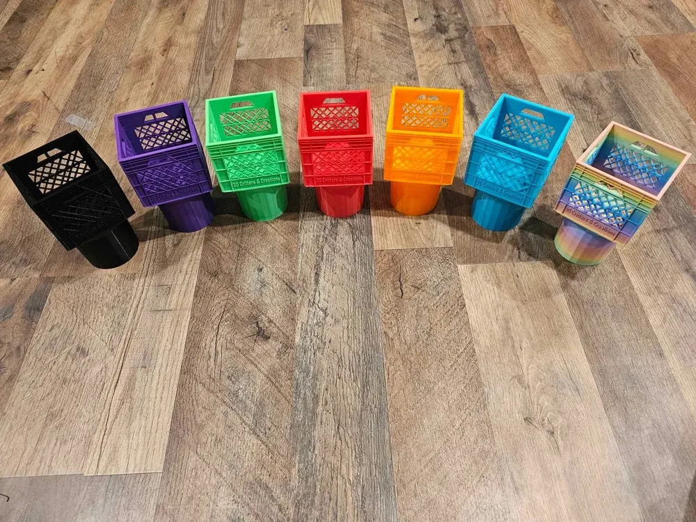 Crate car cup holder by J&K 3D Designs MakerWorld: Download Free 3D Models