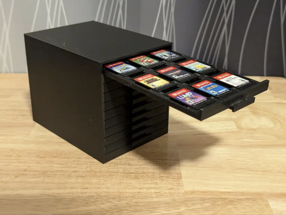 Nintendo Switch Cartridge Storage by FictionalCat - MakerWorld