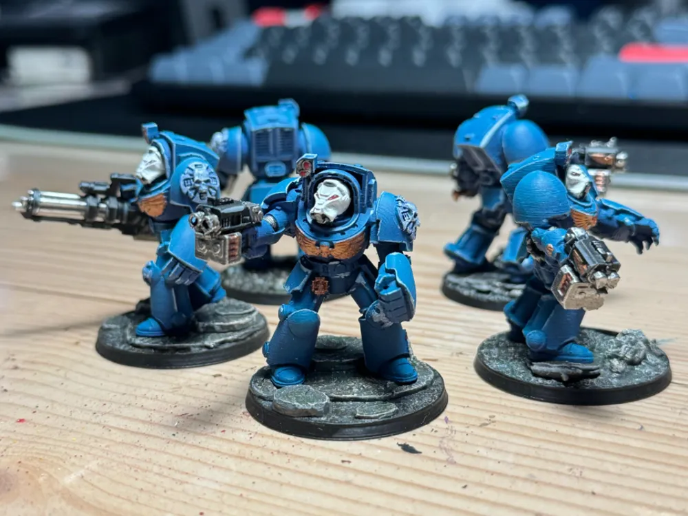 Terminators Space Marines Troops War Hammer 40 k by Gallerus - MakerWorld