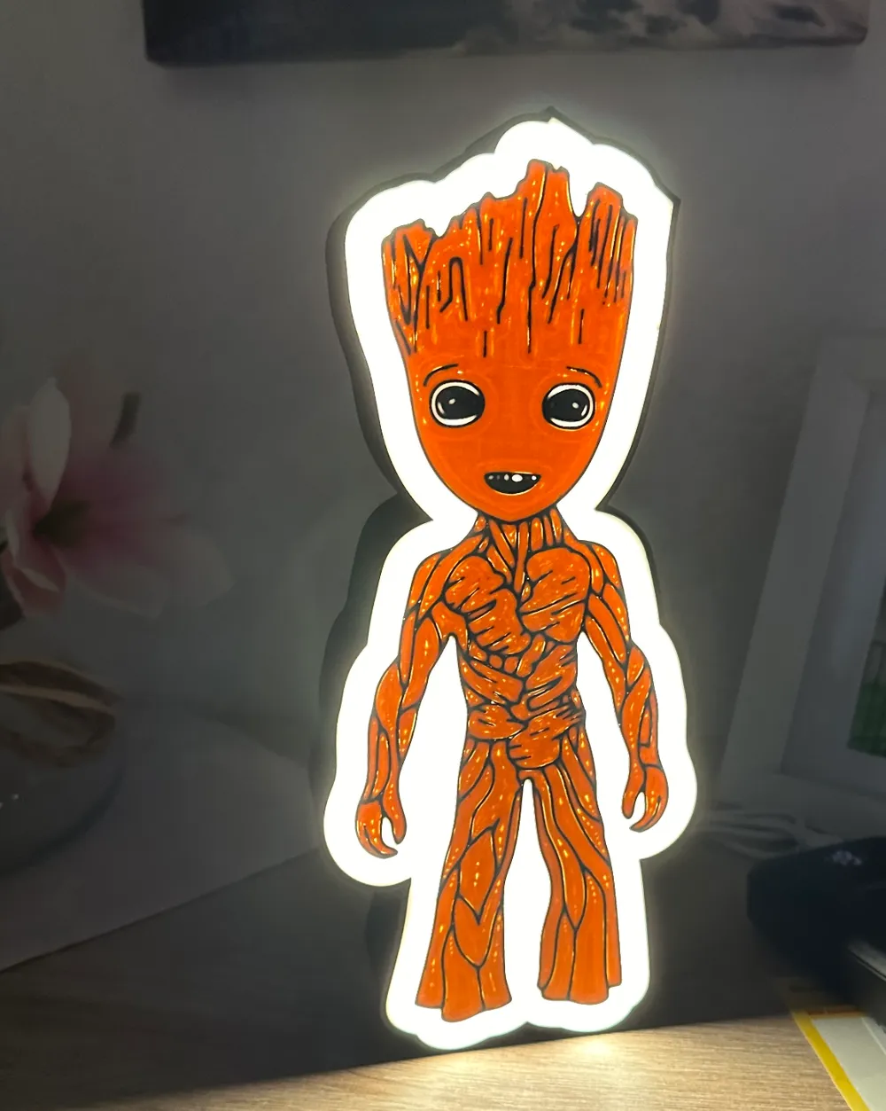 Groot LED Lightbox by SQDSL_ger - MakerWorld