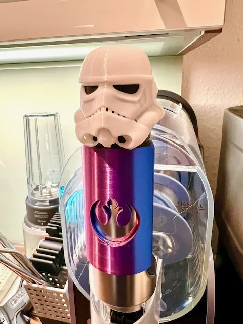 Ninja Slushi Pour Spout Upgrade Stormtrooper - Free 3D Print Model ...