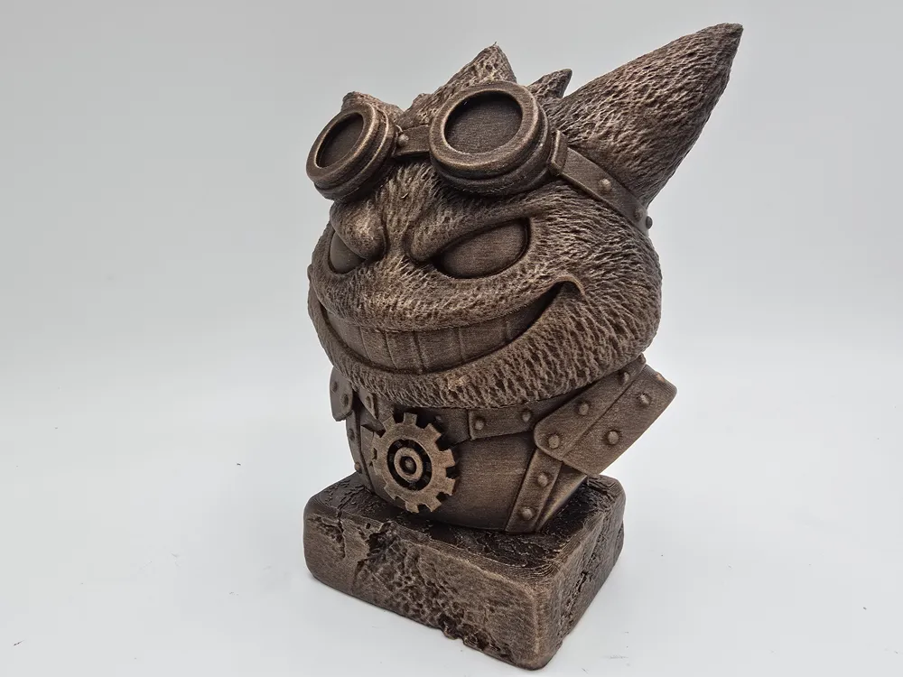STEAMPUNK GENGAR BUST by Messy_Panda MakerWorld: Download Free 3D Models