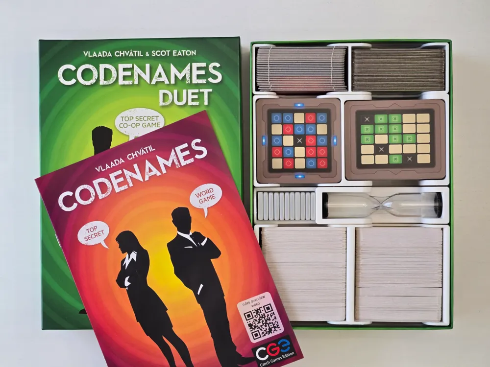 Codenames + Duet - Organizer Insert by BoardGameMeta MakerWorld: Download Free 3D Models