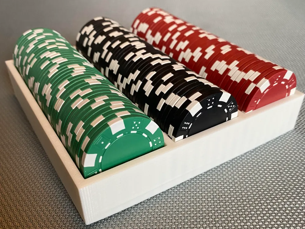 Poker Chip Holder by Walktalkprints:) - MakerWorld