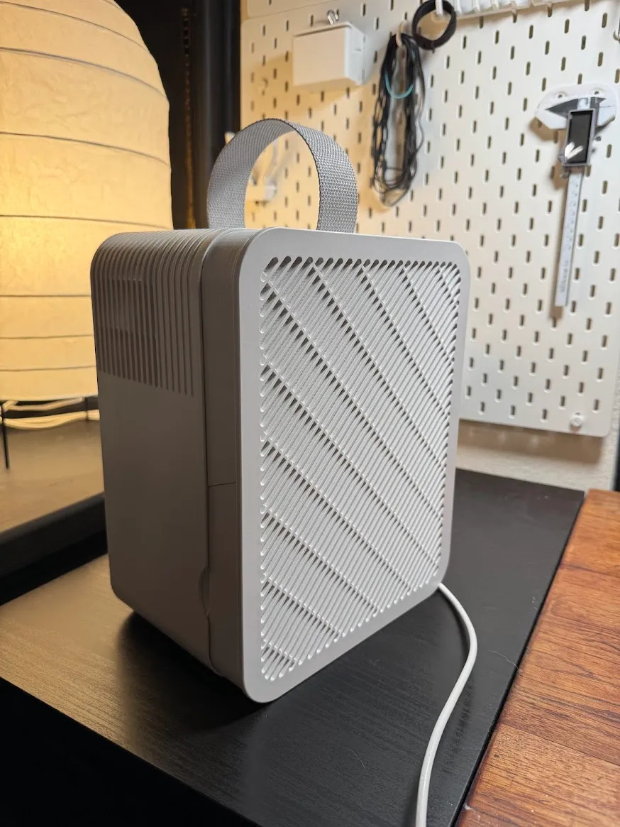 Ikea UPPATVIND carbon filter addon by igloopup MakerWorld: Download Free 3D Models