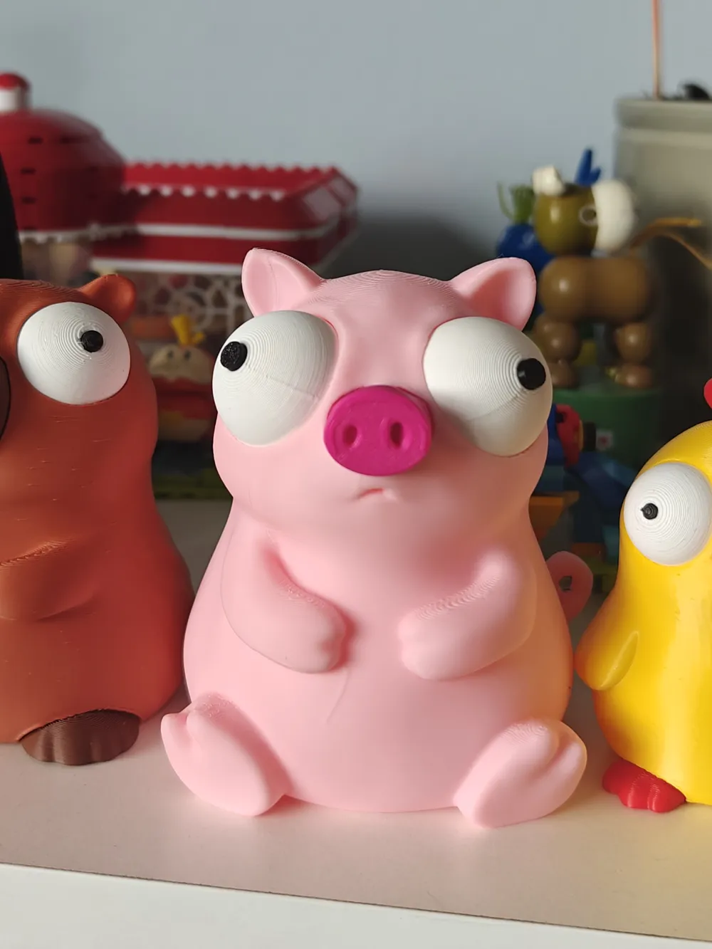 Goofy Series – Pig Cute & Goofy - Free 3D Print Model - MakerWorld