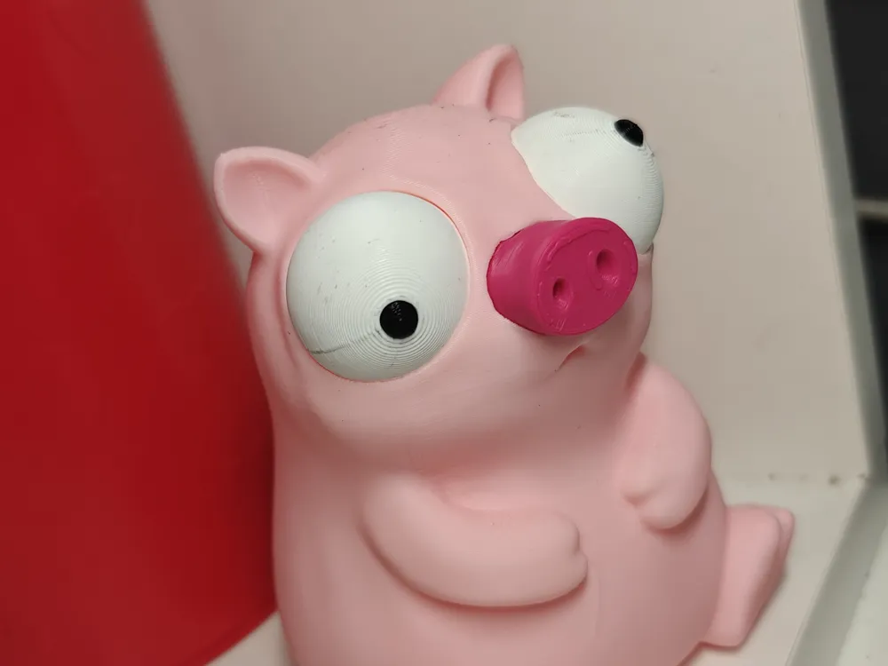 Goofy Series – Pig Cute & Goofy - Free 3D Print Model - MakerWorld