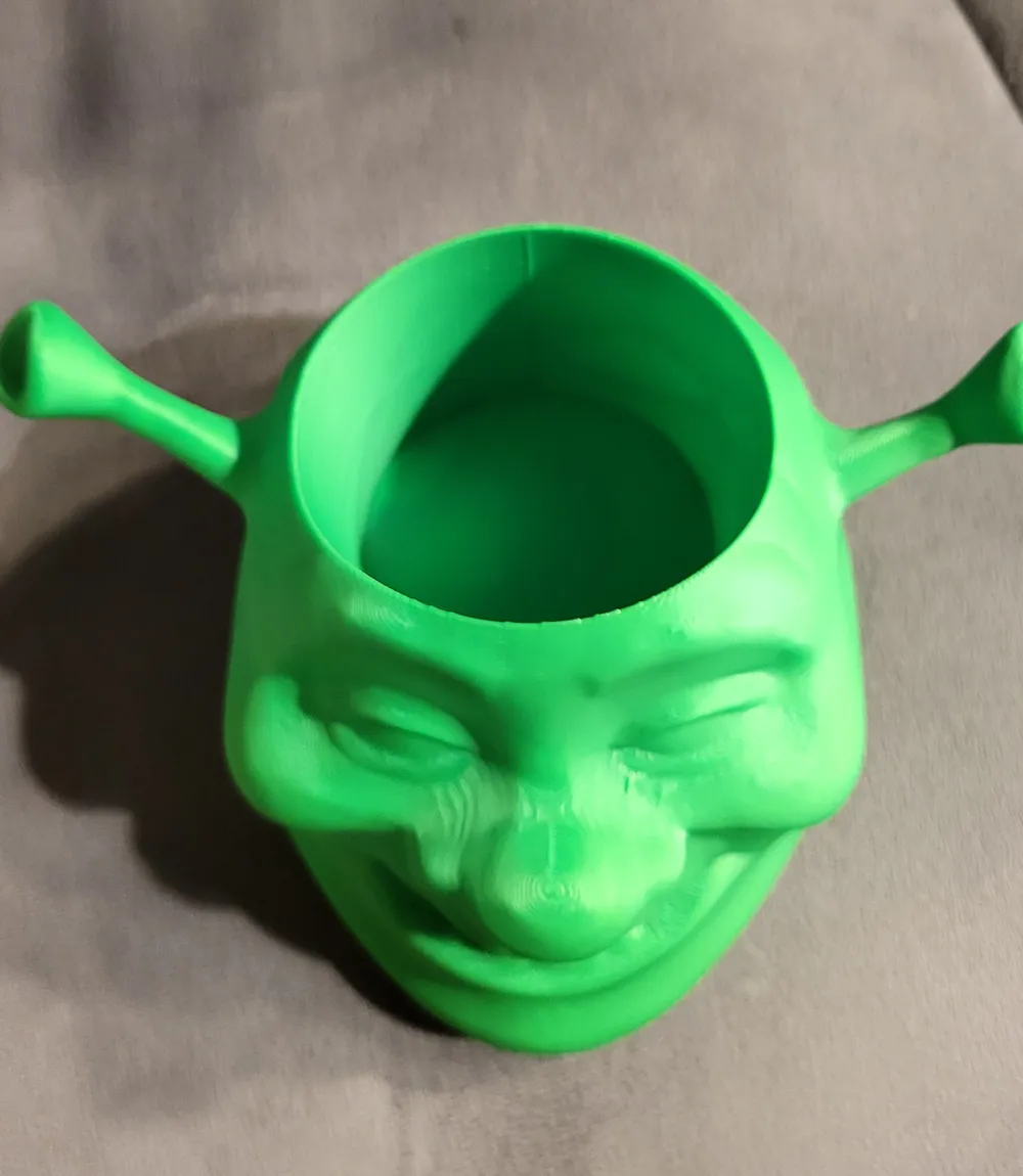 Shrek Head - Pot, Organizer, Pen Holder, or Planter by West Prints ...