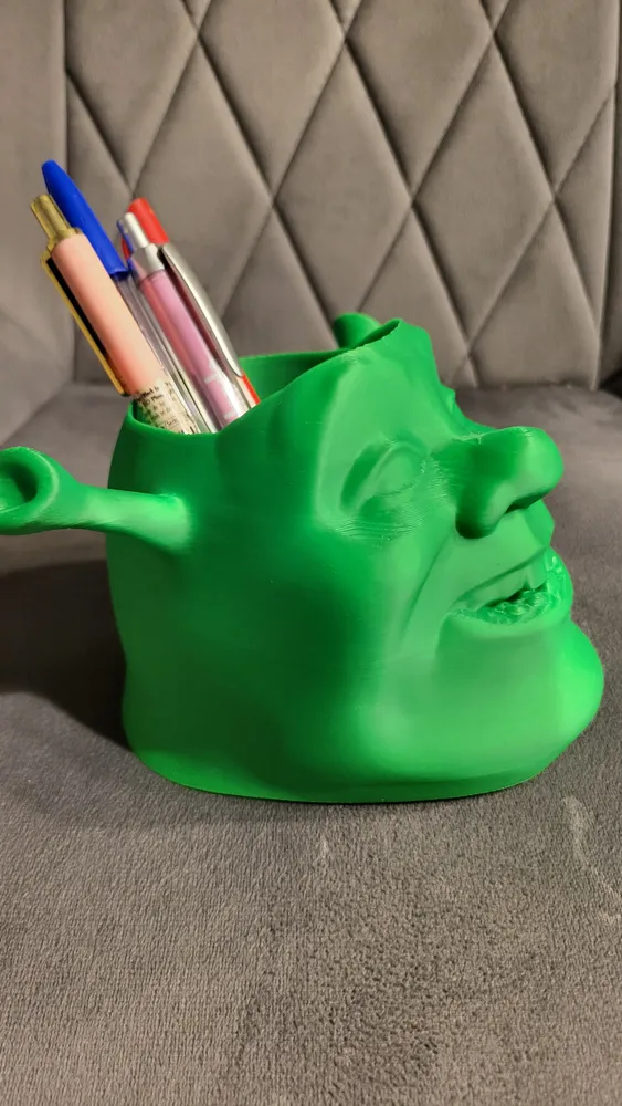 Shrek Head - Pot, Organizer, Pen Holder, or Planter by West Prints ...